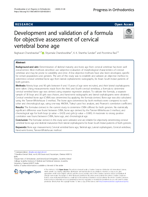 (PDF) Development and validation of a formula for objective assessment ...
