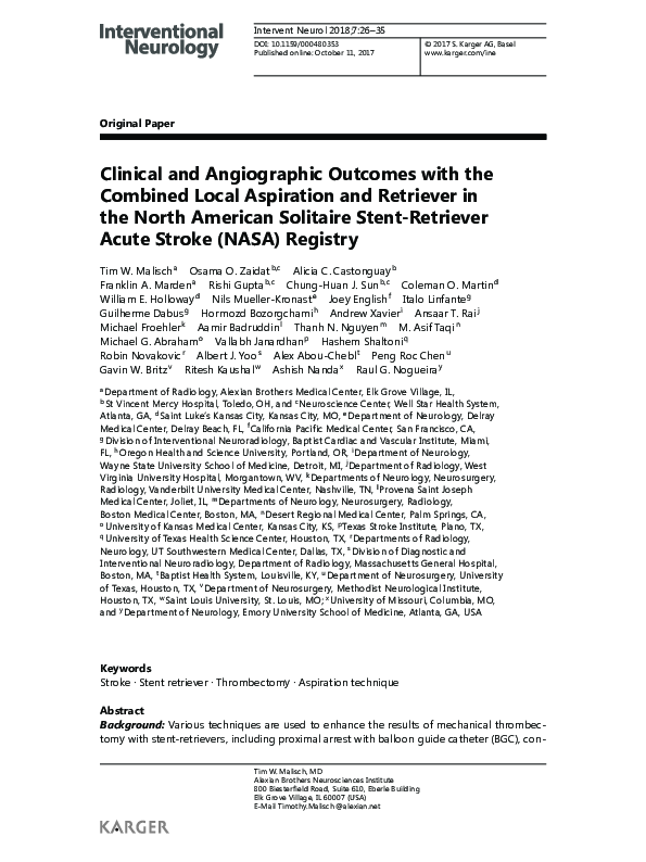 (PDF) Clinical and Angiographic Outcomes with the Combined Local ...