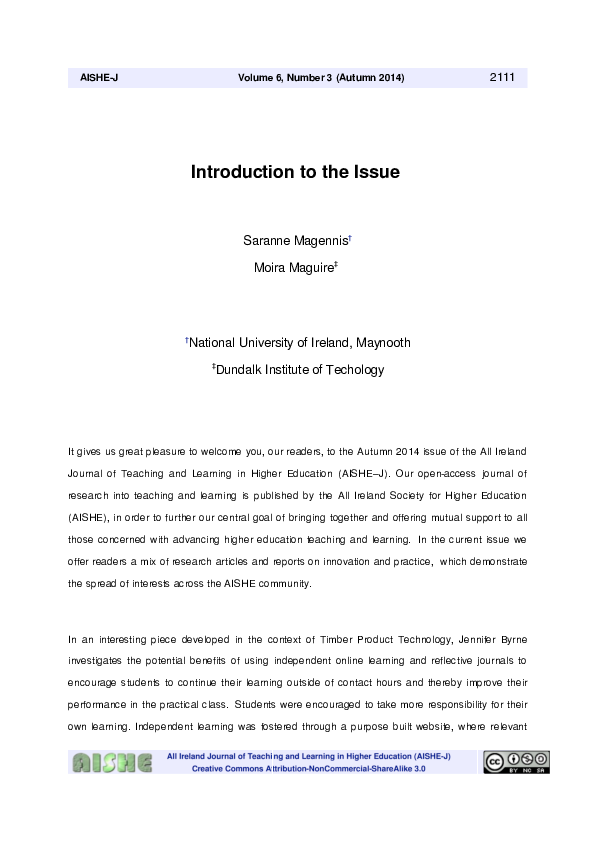 Pdf Introduction To The Issue