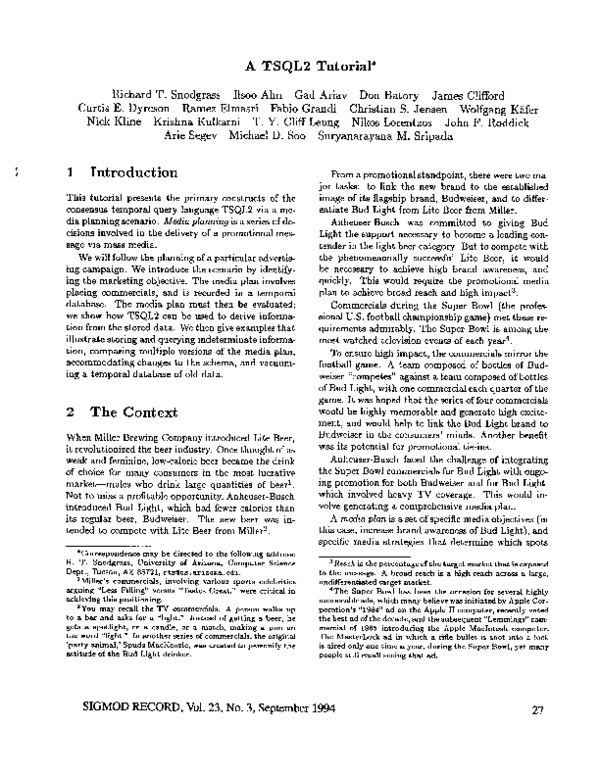(PDF) A TSQL2 tutorial