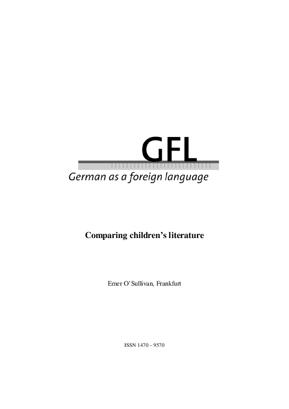 (PDF) Comparing children's literature