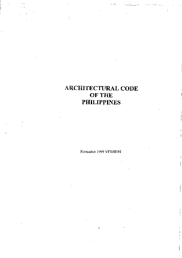 (PDF) Architectural Code