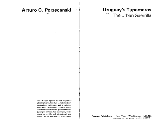 (PDF) Uruguay's Tupamaros: The Urban Guerrilla