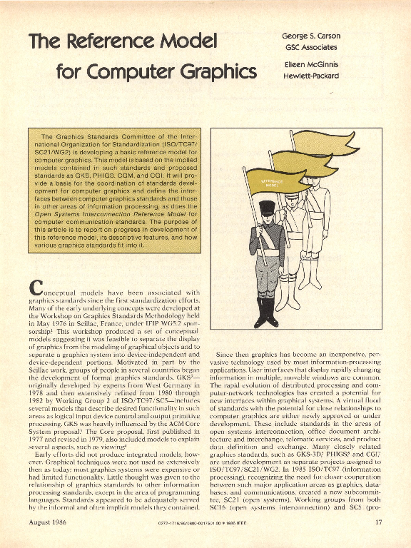 (PDF) The Reference Model for Computer Graphics