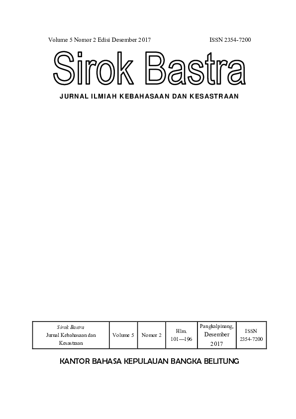 (PDF) Eufemisme Dan Disfemisme Pada Feature-Feature Karya Ruslan Ismail ...