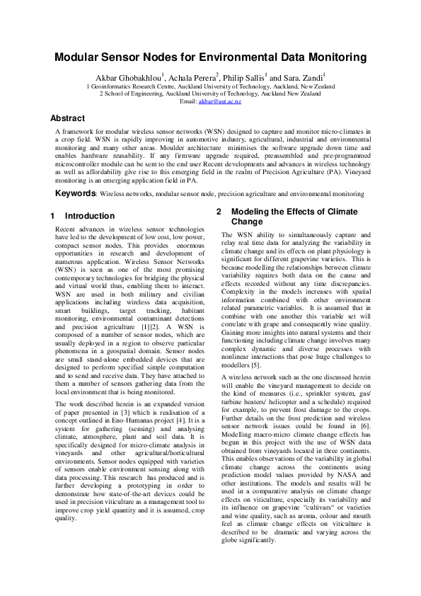 Pdf Modular Sensor Nodes For Environmental Data Monitoring