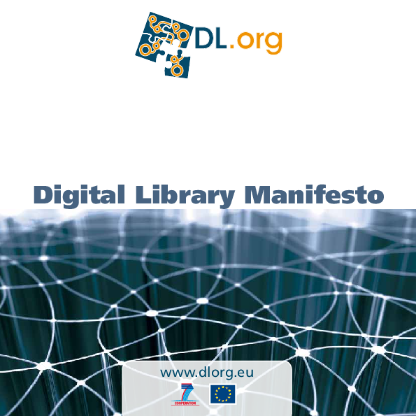 (PDF) DL. org Digital Library Manifesto