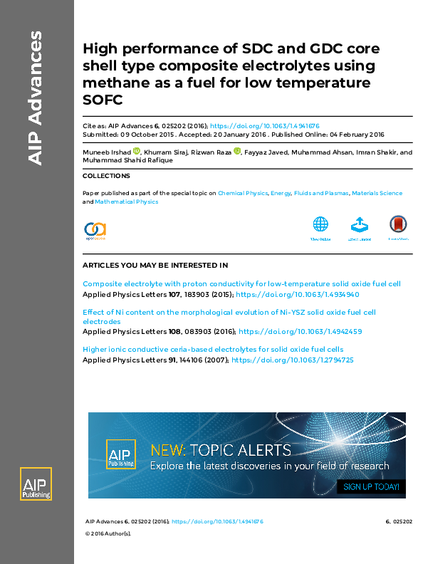 (PDF) High performance of SDC and GDC core shell type composite ...