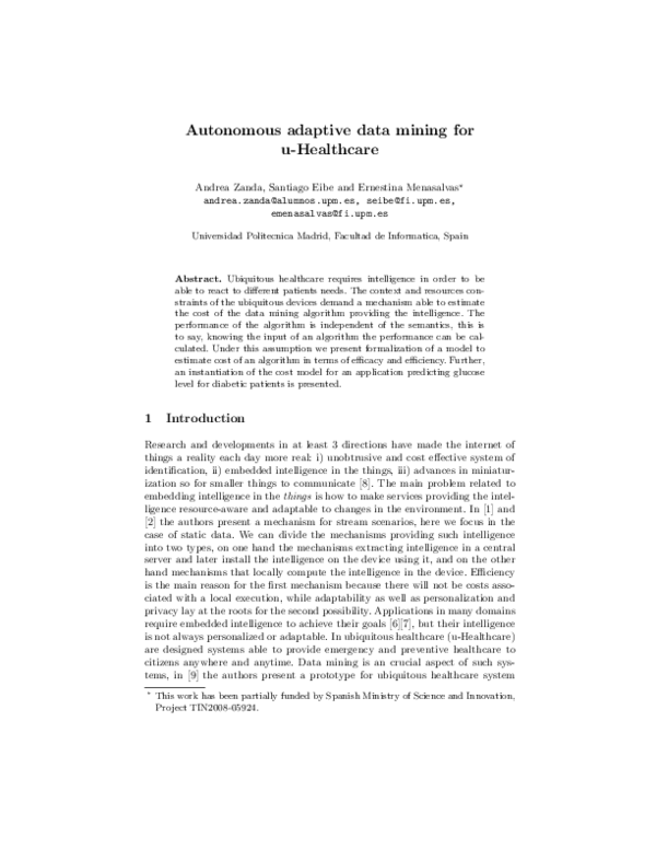 (PDF) Adapting Batch Learning Algorithms Execution in Ubiquitous Devices