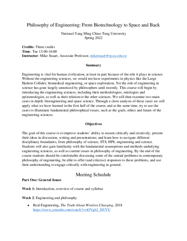 (PDF) Philosophy of Engineering: From Biotechnology to Space and Back ...