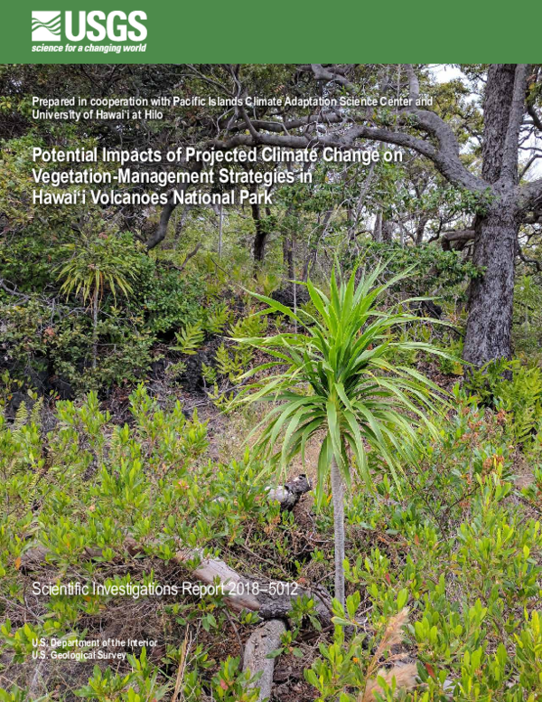 (PDF) Potential impacts of projected climate change on vegetation ...