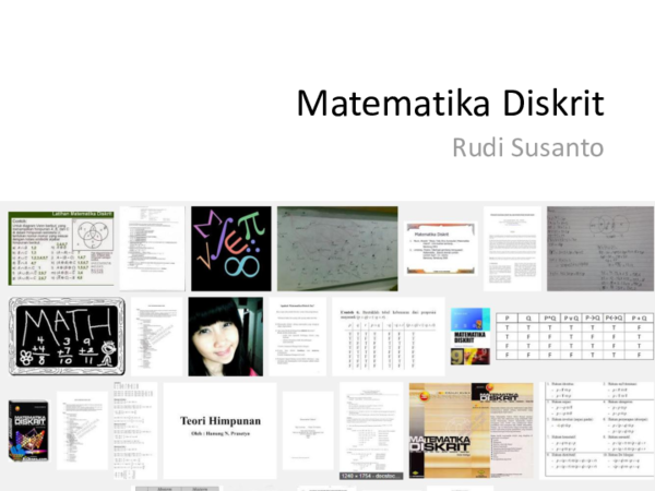 (PDF) pengantar matematika diskrit compress