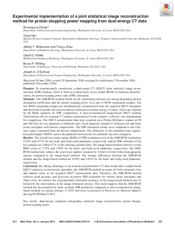 (PDF) Experimental implementation of a joint statistical image ...
