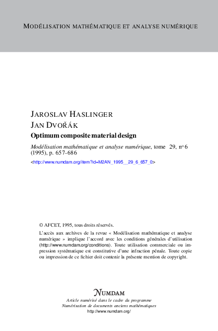 (PDF) Optimum composite material design