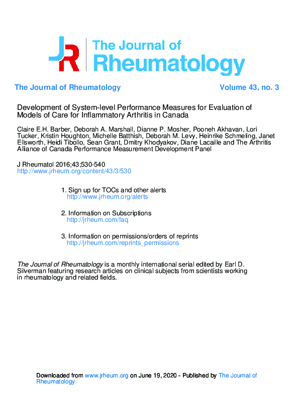 (PDF) Development of System-level Performance Measures for Evaluation ...