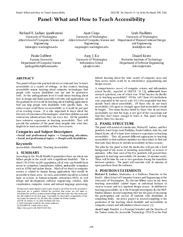 (PDF) Panel