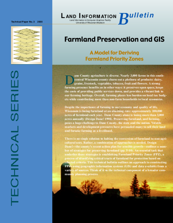 (PDF) Farmland Preservation and GIS: A Model for Deriving Farmland ...