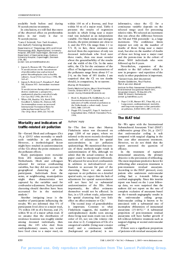 (PDF) The ISAT trial