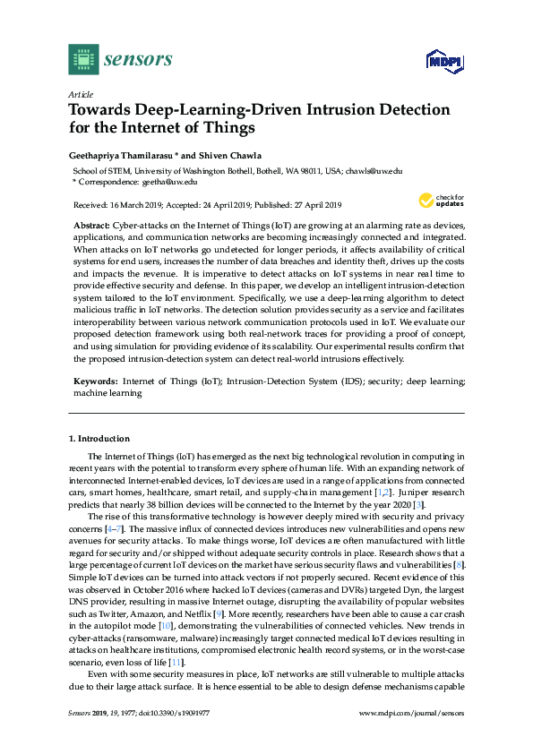 (PDF) Towards Deep-Learning-Driven Intrusion Detection for the Internet ...