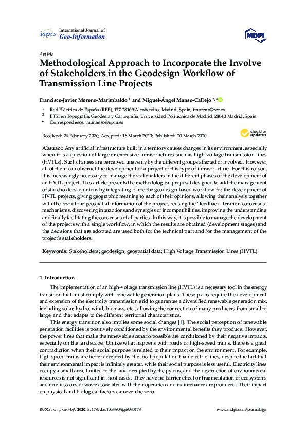 (PDF) Methodological Approach to Incorporate the Involve of Stakeholders in the Geodesign ...