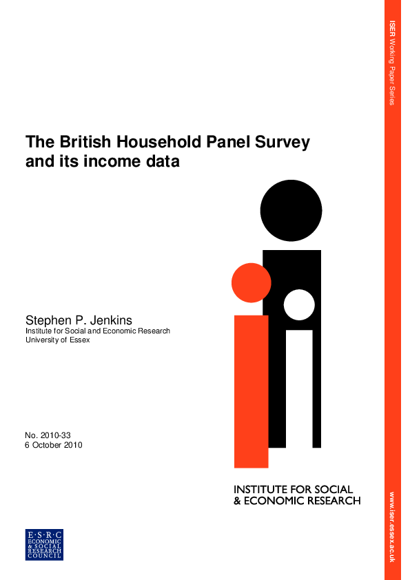 (PDF) The British Household Panel Survey and its Income Data