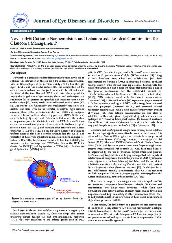 (PDF) Novasorb® Cationic Nanoemulsion and Latanoprost: The Ideal ...