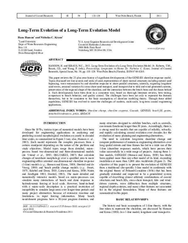 (PDF) Long-Term Evolution of a Long-Term Evolution Model