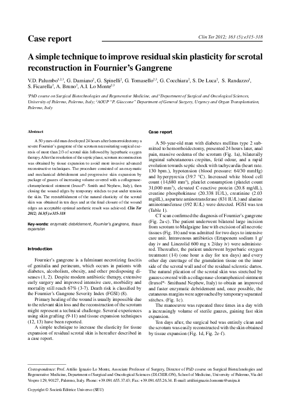 (PDF) A simple technique to improve residual skin plasticity for ...