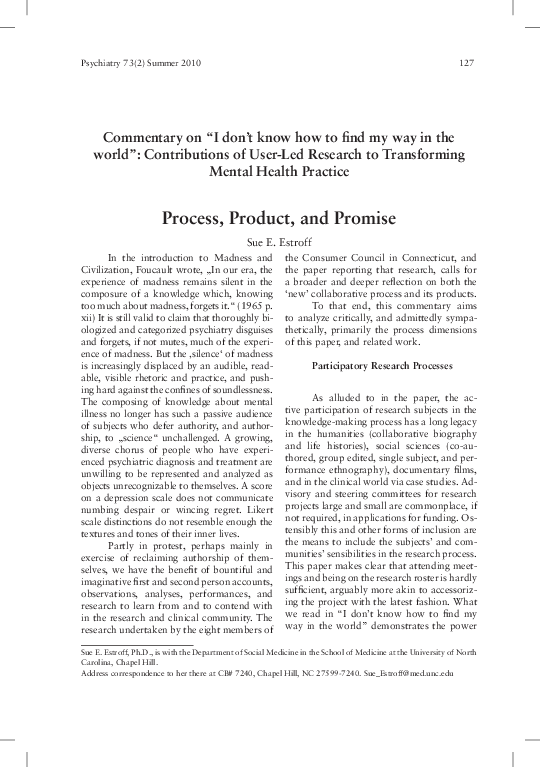(PDF) Process, Product, and Promise