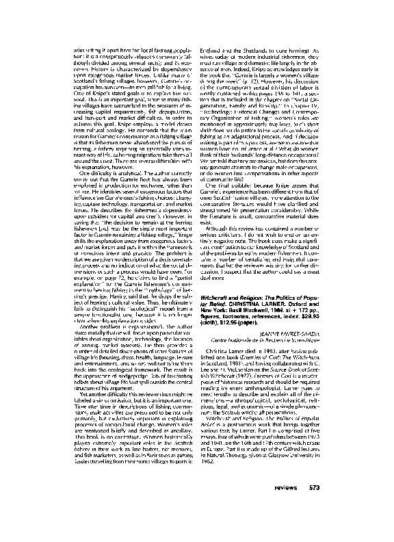 (PDF) Witchcraft and Religion: The Politics of Popular Belief ...