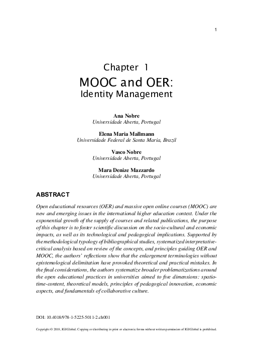 (PDF) MOOC and OER