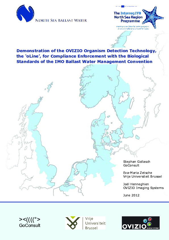 (PDF) Demonstration of the OVIZIO Organism Detection Technology, the ...