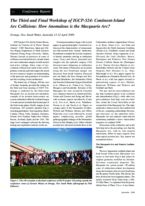 (PDF) Conference Reports