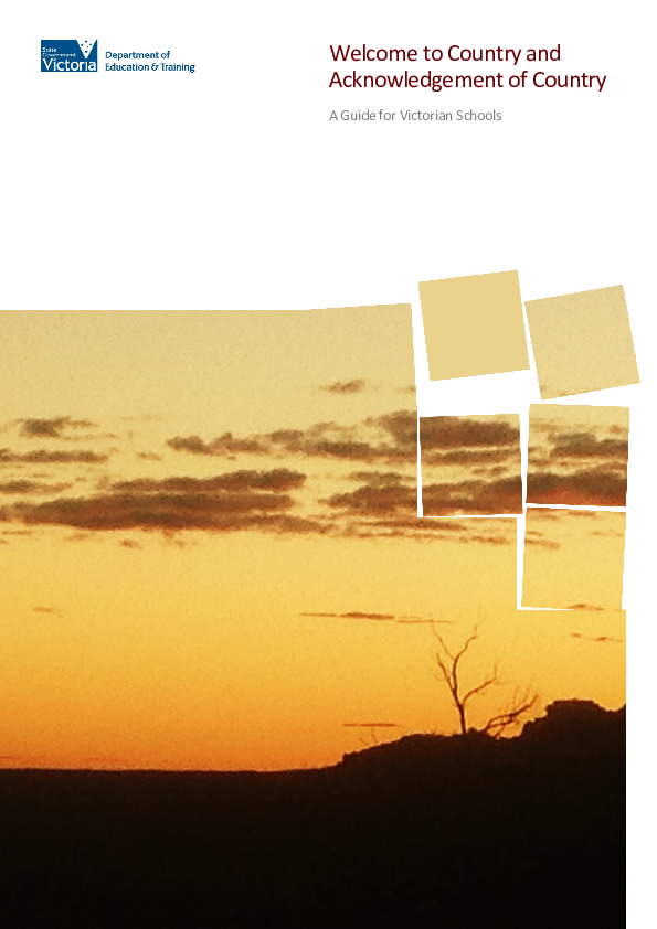 (PDF) Welcome to Country" and "Acknowledgment of Country