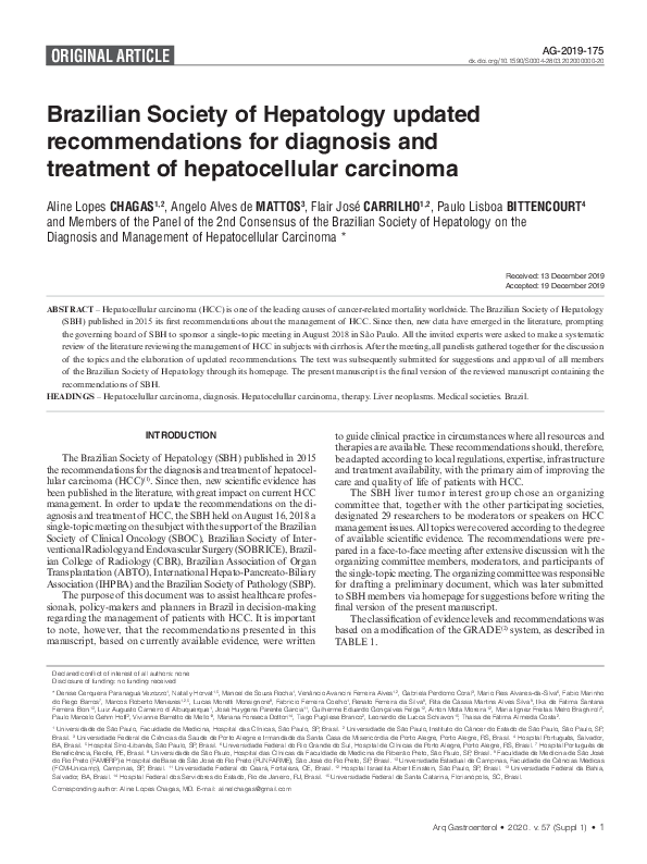 (PDF) Brazilian Society of Hepatology Updated Recommendations for ...