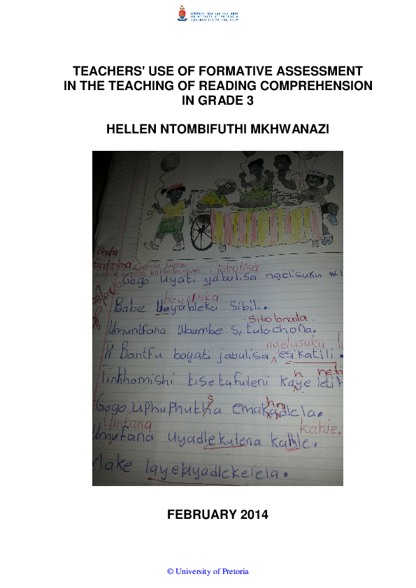 (PDF) Teachers' use of formative assessment in the teaching of reading ...