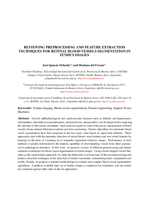(PDF) Reviewing Preprocessing and Feature Extraction Techniques for ...