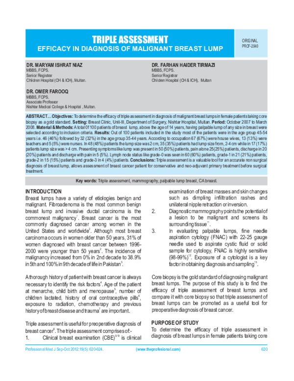 (PDF) Triple Assessment