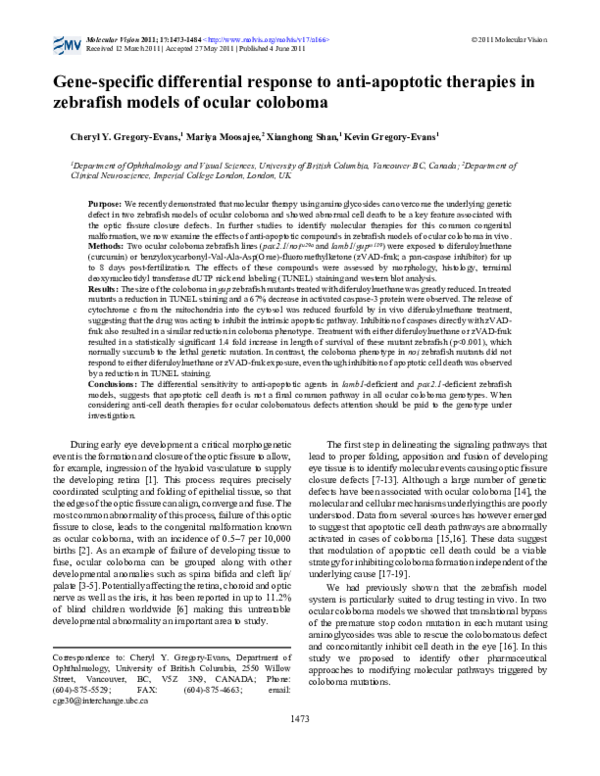 (PDF) Gene-specific differential response to anti-apoptotic therapies ...
