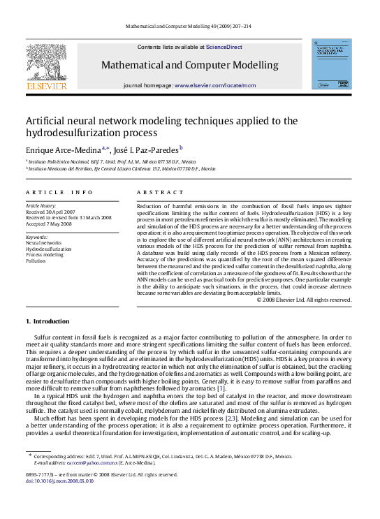 (PDF) Dynamic modeling and simulation of catalytic hydrotreating reactors