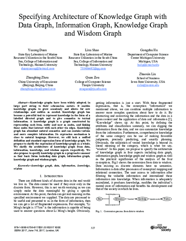 (PDF) Specifying architecture of knowledge graph with data graph ...