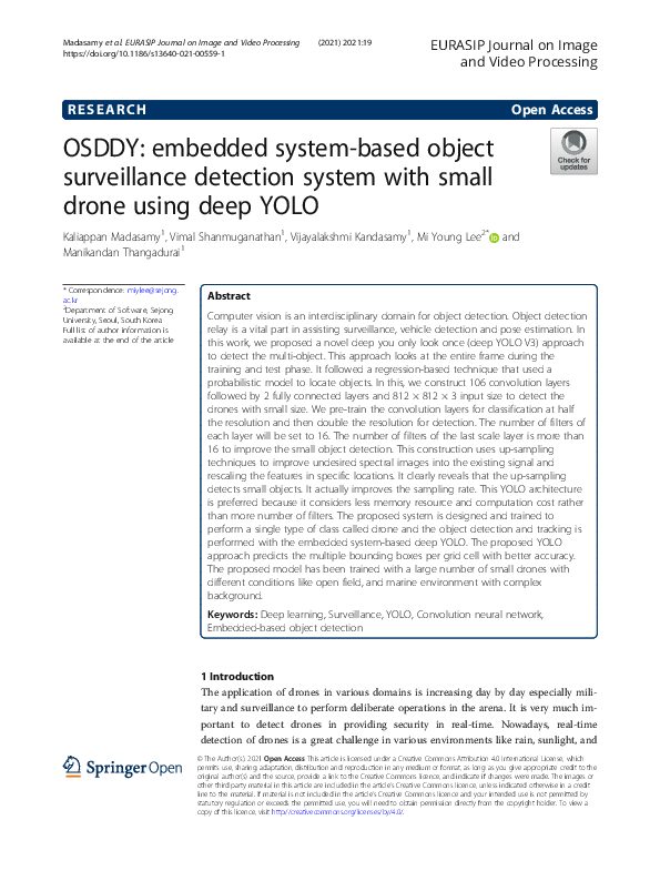 (PDF) OSDDY: embedded system-based object surveillance detection system ...