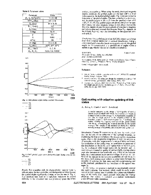 (PDF) Control moment gyro (CMG) gimbal angle compensation using ...