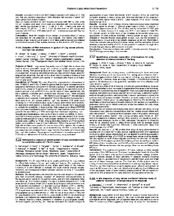 (PDF) P-246 Retrospective analysis of growth pattern of lung ...