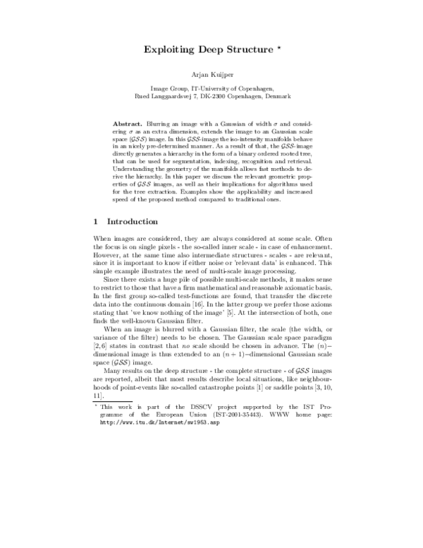 (PDF) Exploiting Deep Structure