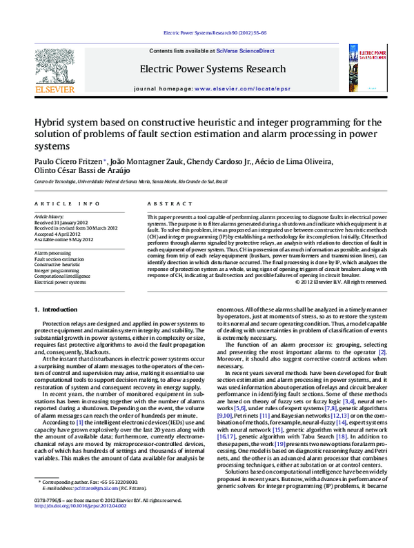 (PDF) Hybrid system based on constructive heuristic and integer programming for the solution of ...