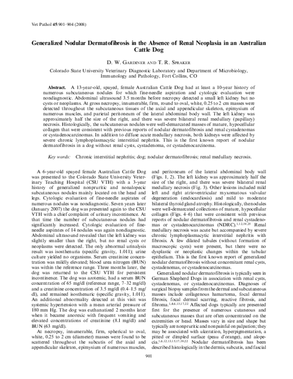 (PDF) Generalized Nodular Dermatofibrosis in the Absence of Renal ...