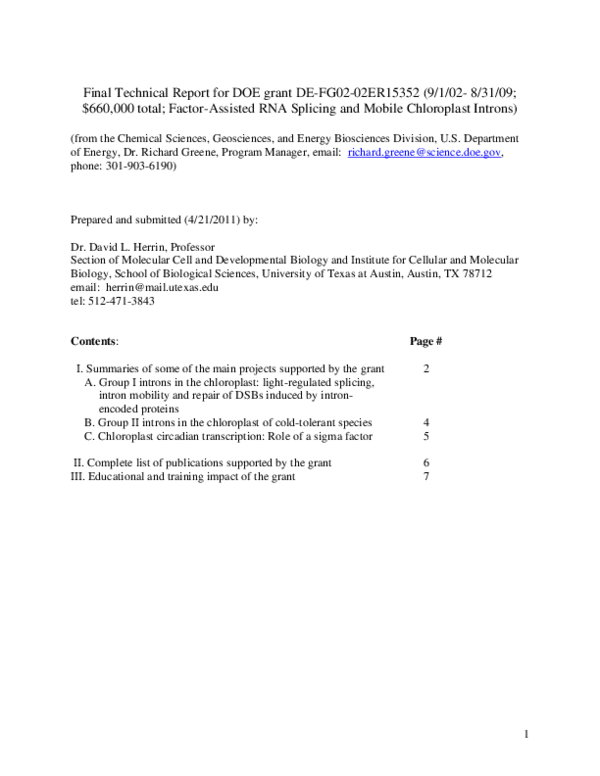 (PDF) Final Technical Report