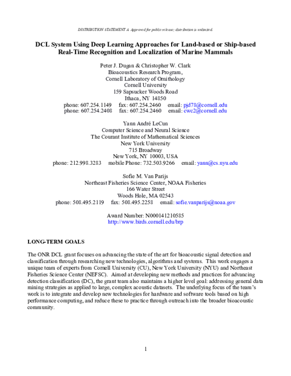 (PDF) DCL System Using Deep Learning Approaches for Land-based or Ship ...