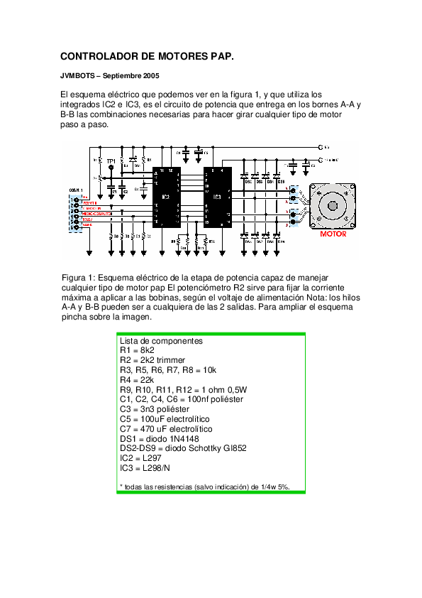 (PDF) Controlador PAP arduino